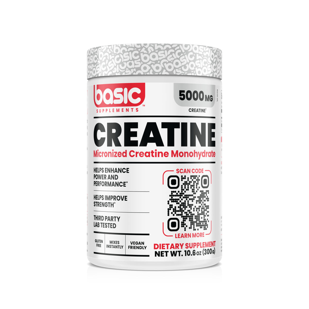 Basic Supplements Creatine 300g — BulldogNutrition.ca